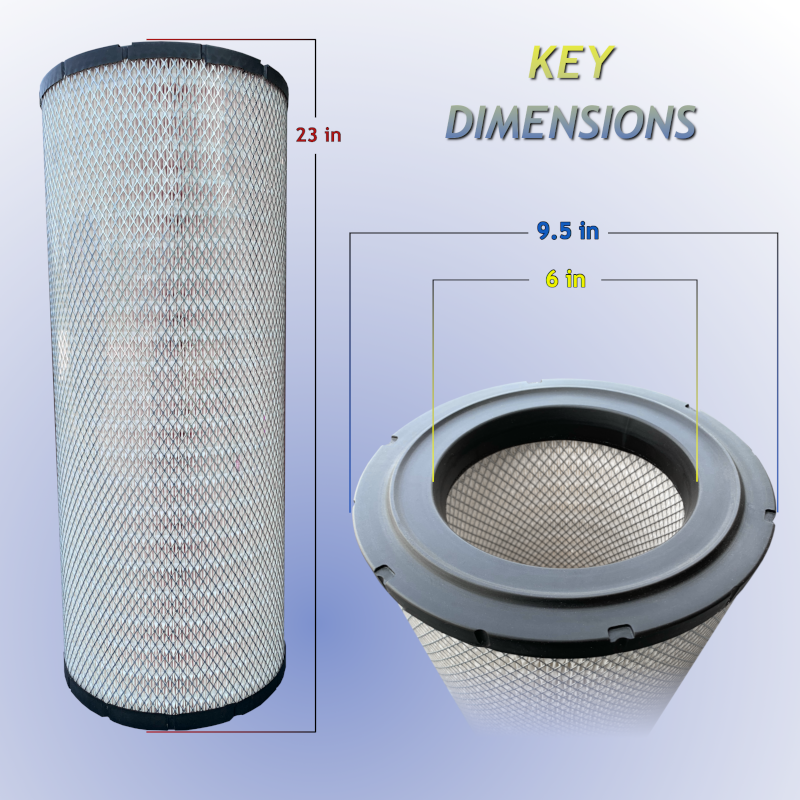 Engine Air Filter for Peterbilt, Freightliner, International